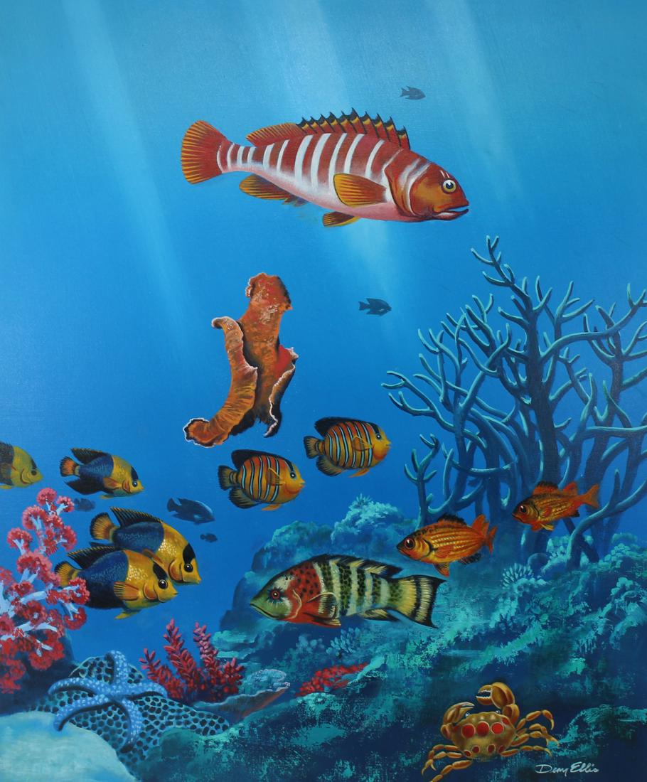 Dean Ellis (1920 2009) "tropical Fish"