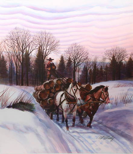 Tom Mcneely (b. 1935) "altocumulus Undulatus"