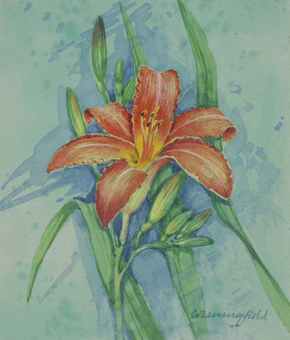 Gordon Beningfield (1936 1998) "day Lily"
