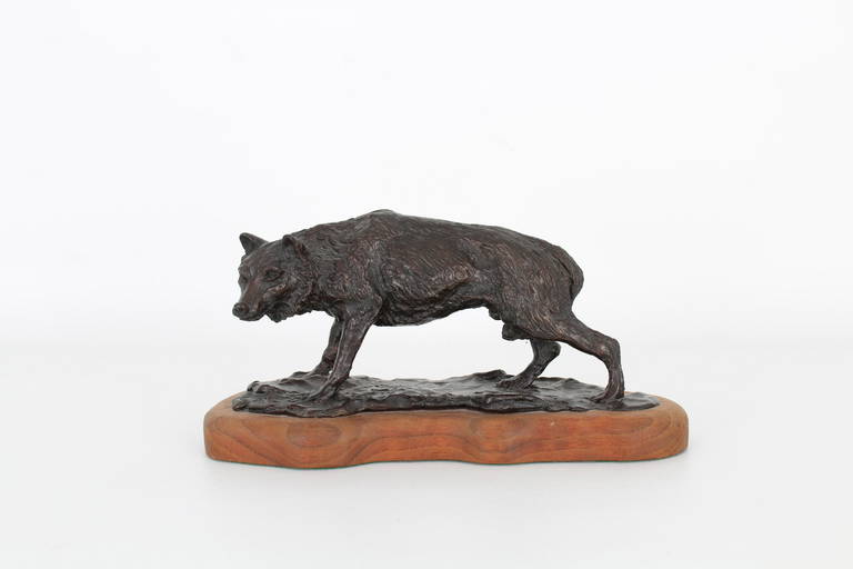 William (bill) Rains "wolf" Bronze