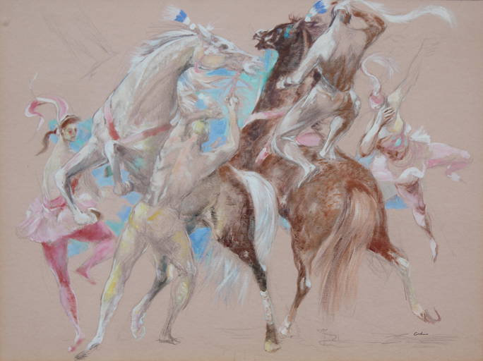 Buy Jon Corbino (1905 - 1964) "Circus Performers" | Helmuth Stone ...