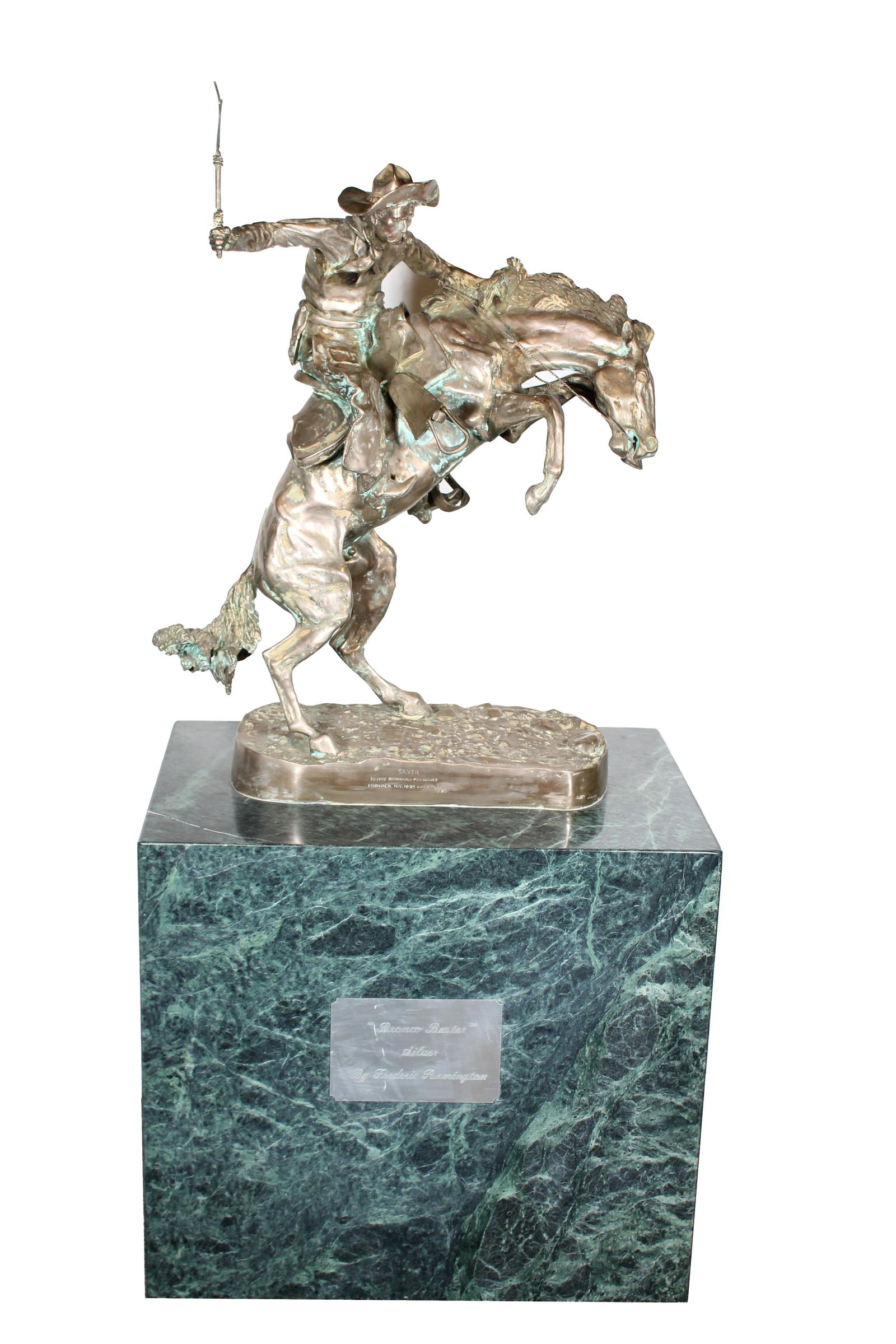 Frederic Remington, Silver 'bronco Buster' - Apr 02, 2023 | Helmuth ...