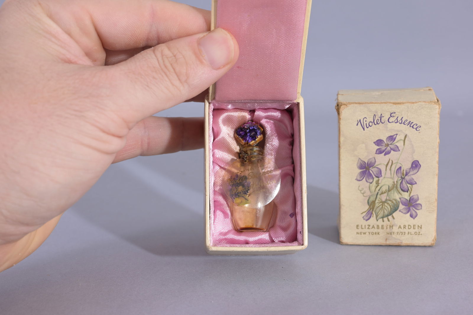1930s Elizabeth Arden Violet Essence Bottle Auction