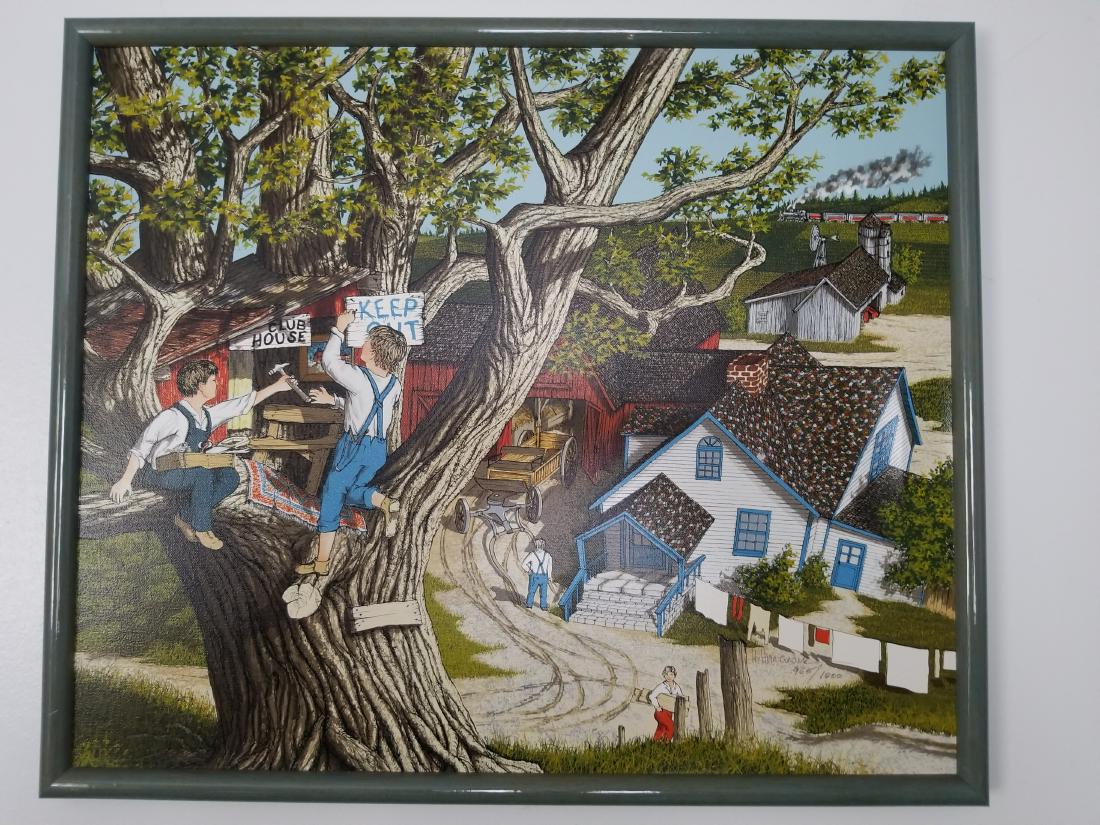 Original Oil Painting By H. Hargrove