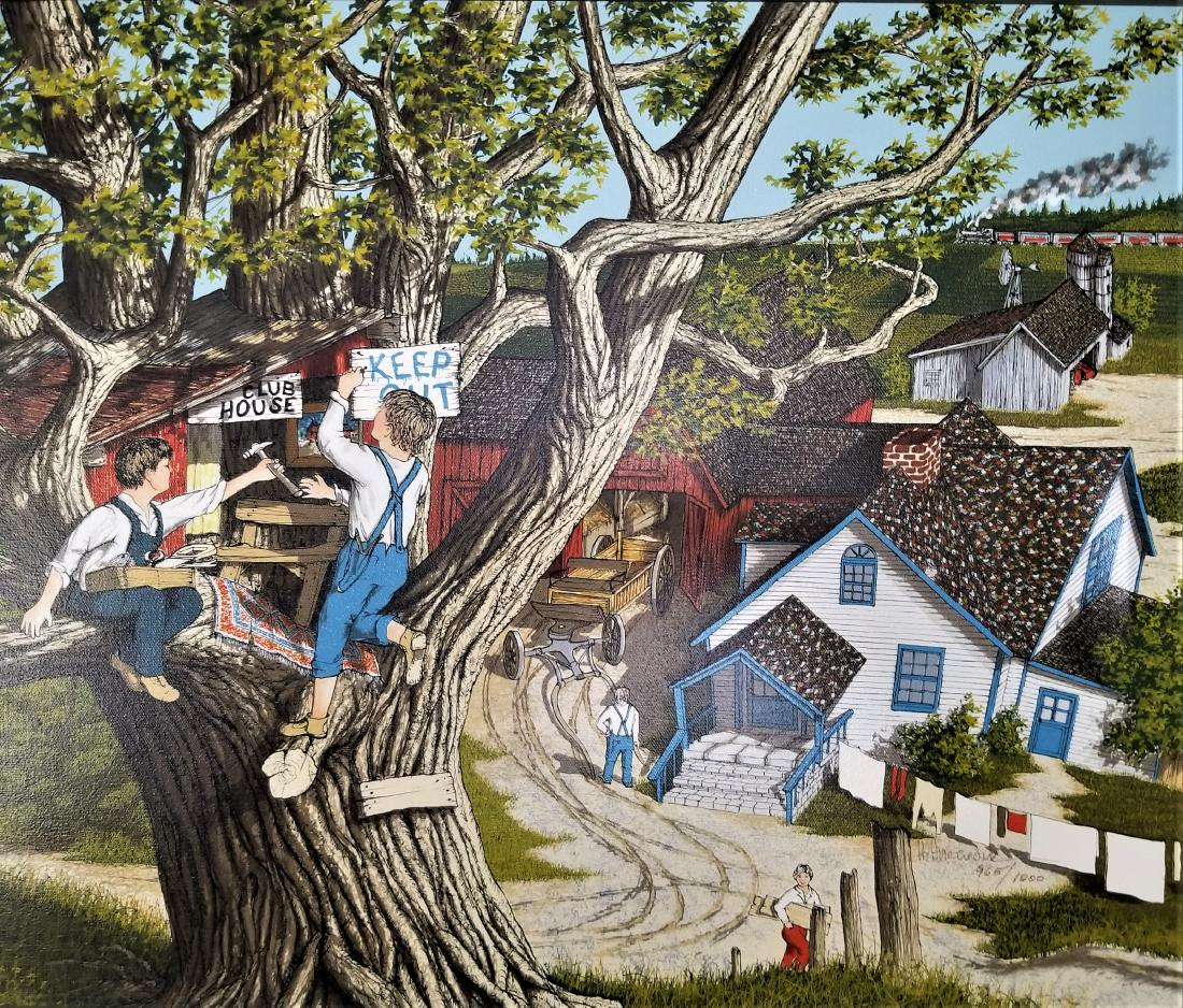 Original Oil Painting By H. Hargrove