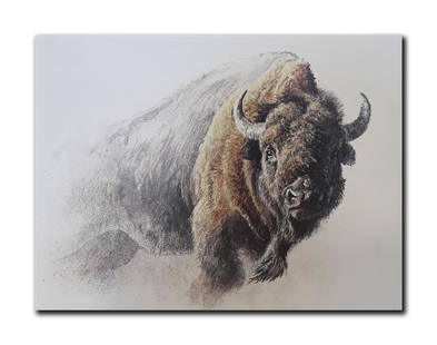 Robert Bateman's "midnight Black Wolf" Limited Edition