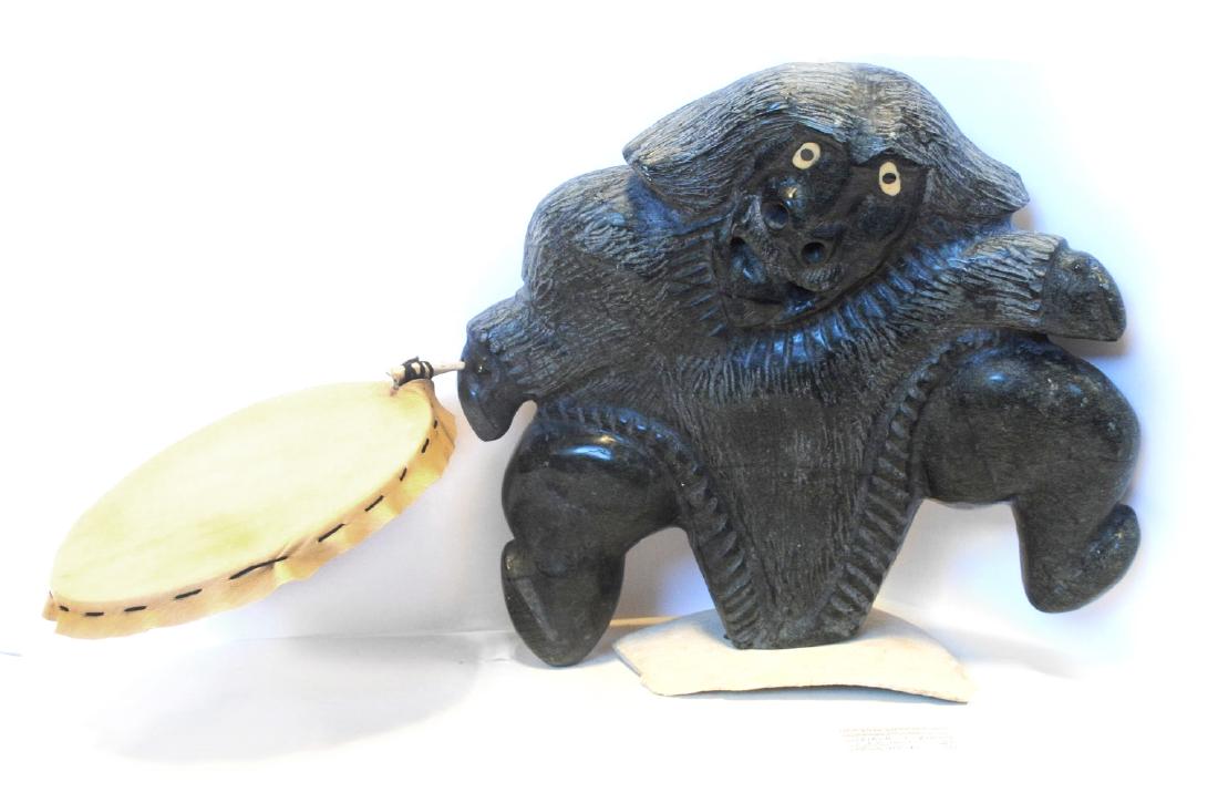 Uriash Puqiqnaq's "Drum Dancer" Sculpture