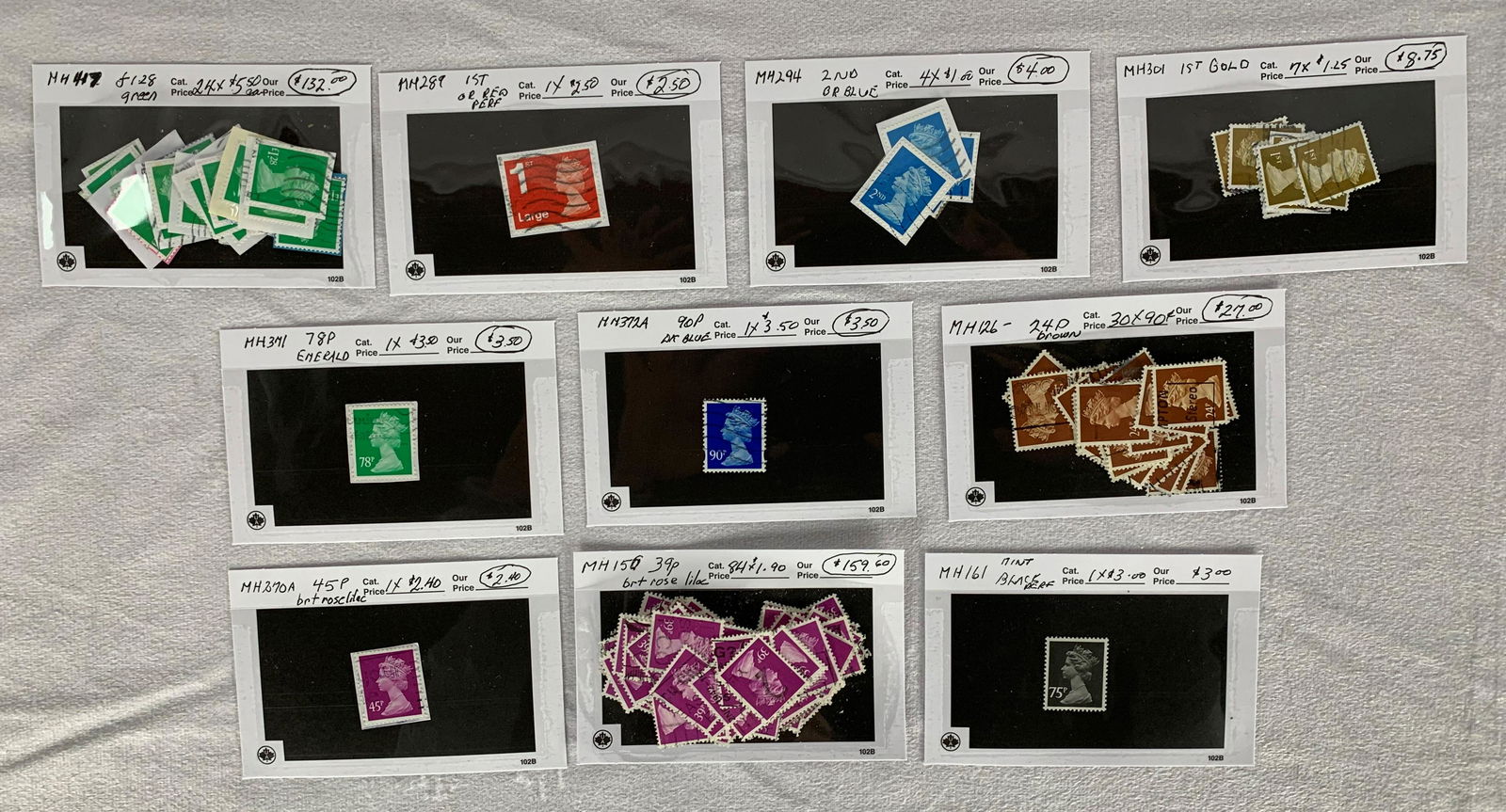 Great Britain Machin Stamp Collection 3