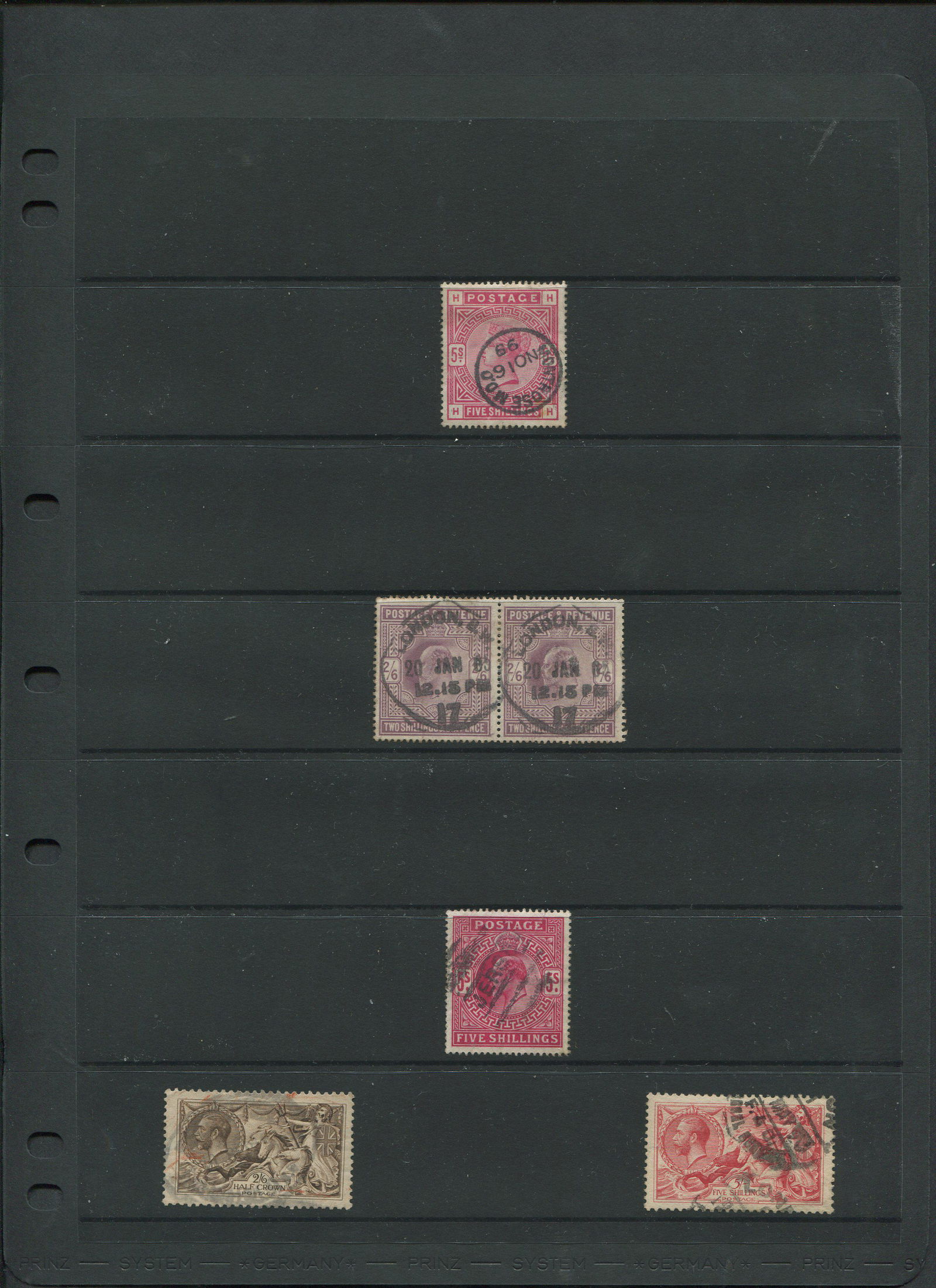 Great Britain Victoria Edward George V Stamp Collection