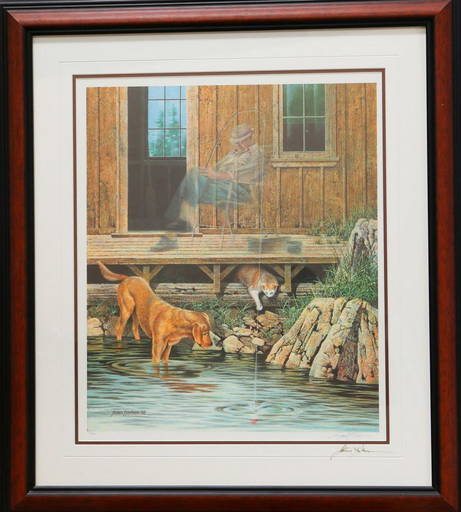 James Lumbers' "lucky Strike" Limited Edition Framed