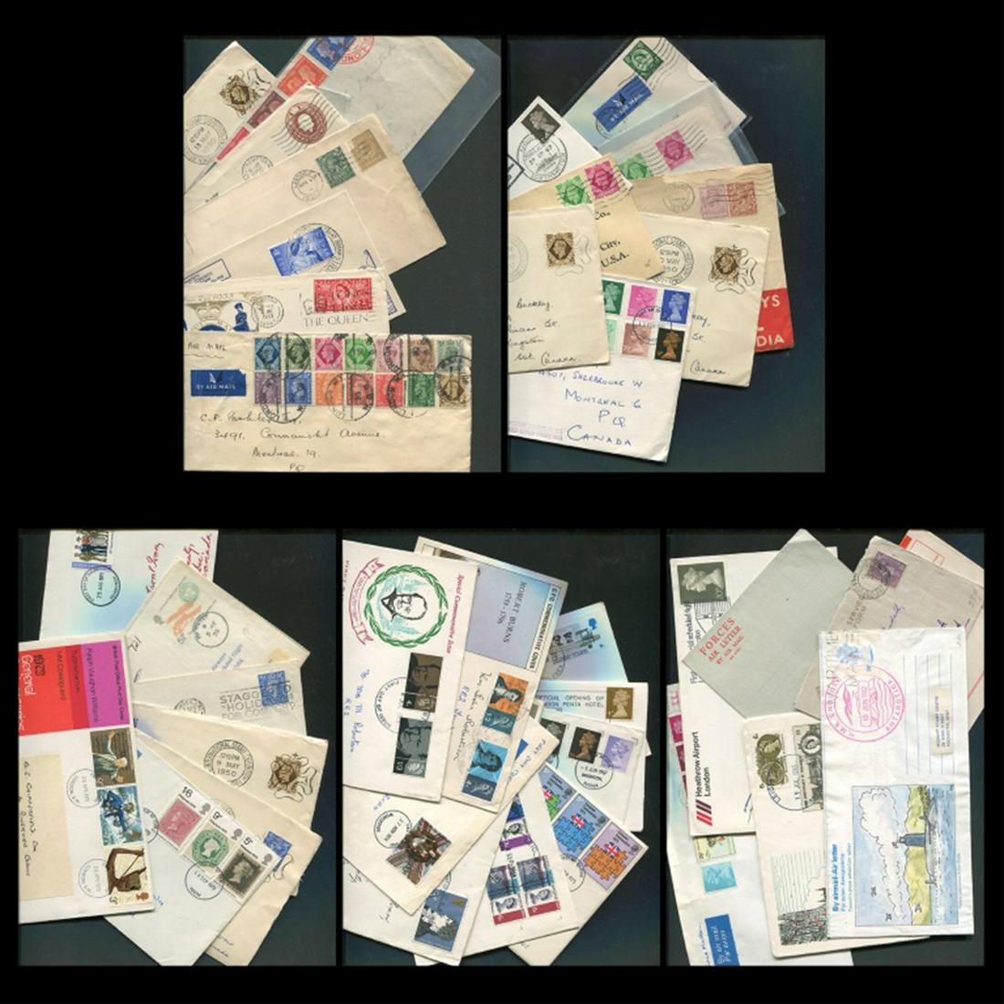 Great Britain Stamp Covers Collection