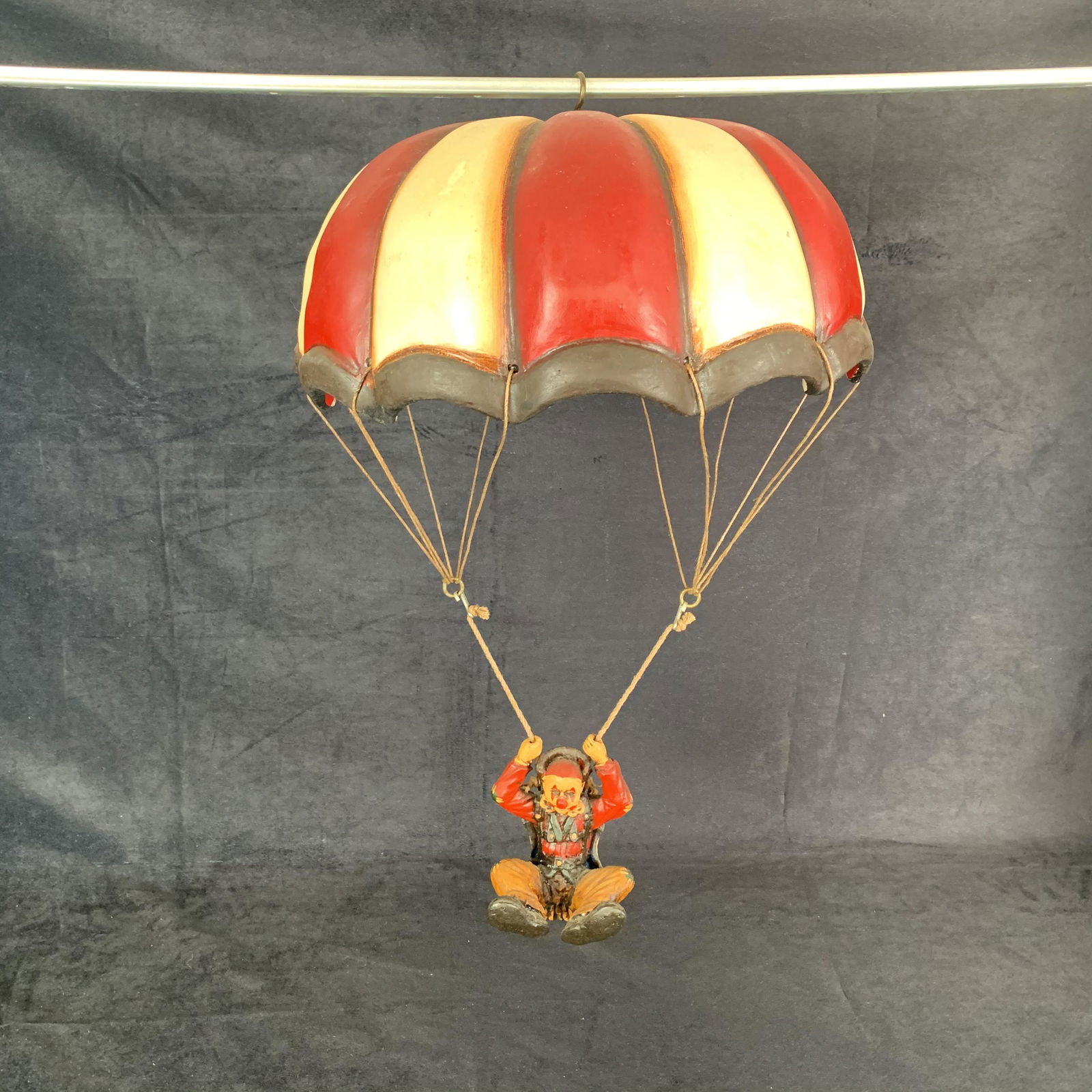 Allan Agohob Vintage Clown Parachuting Statue