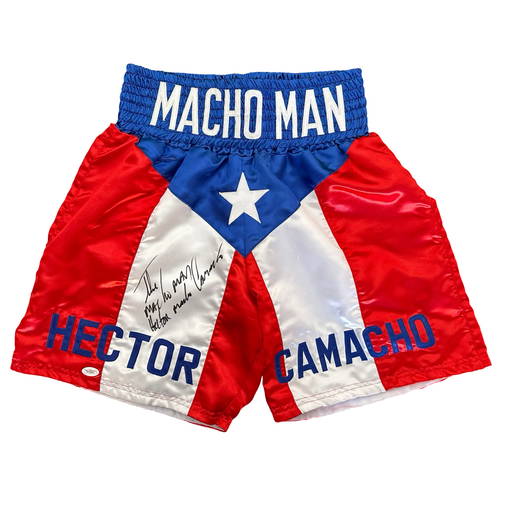 Hector Camacho Signed Boxing Trunks