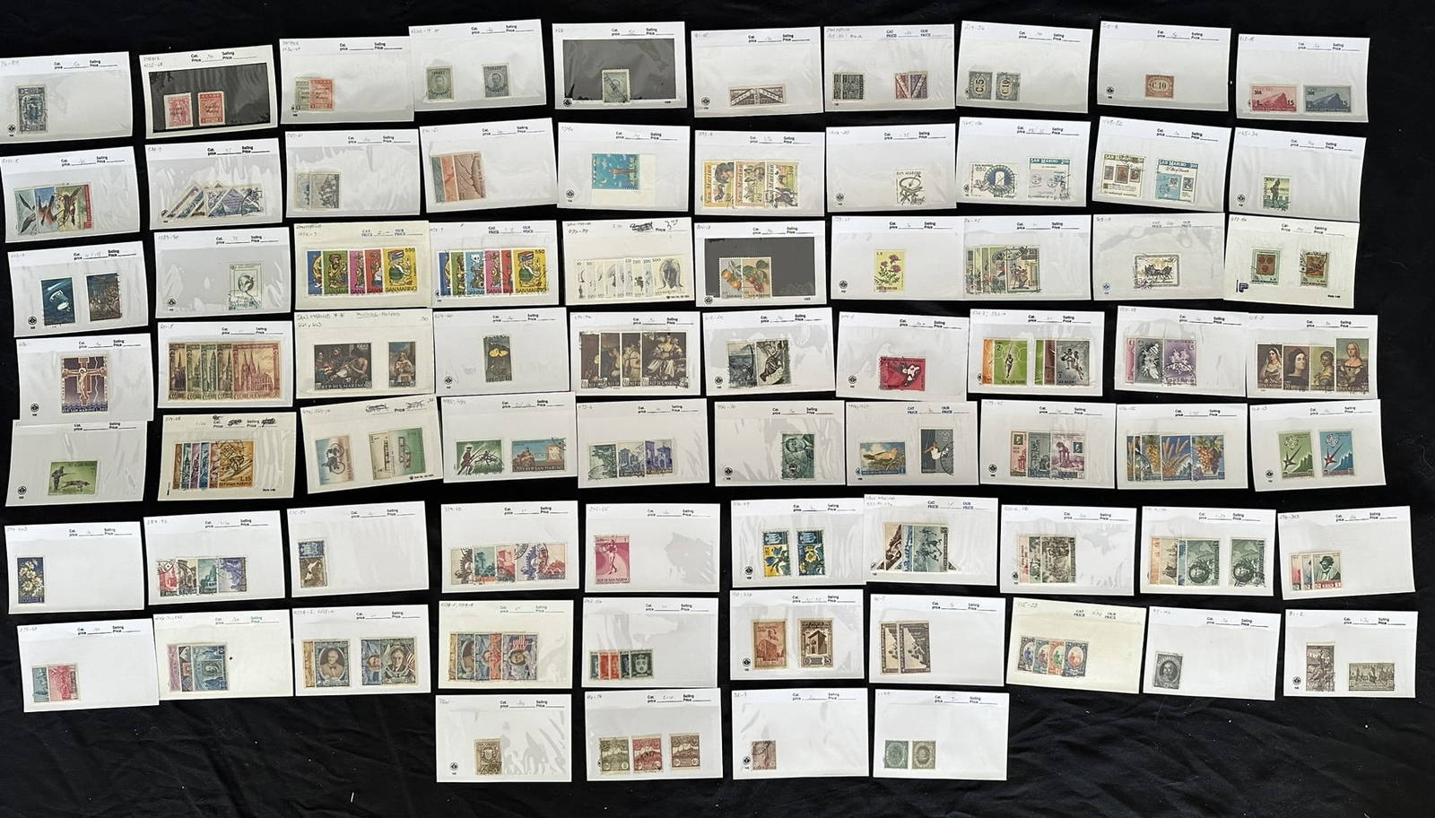 San Marino 1877-1997 #1/#1396 + Bob Mint/used Dealer Stock Auction