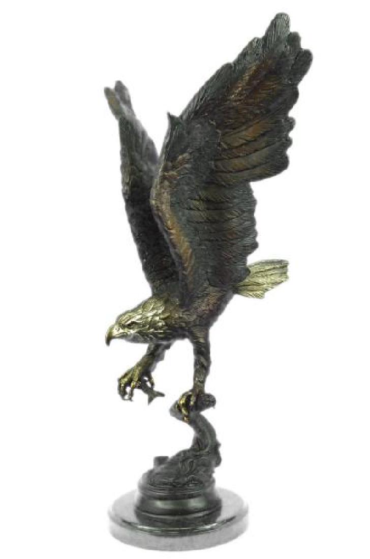 Eagle Catch Fish Bronze Sculpture