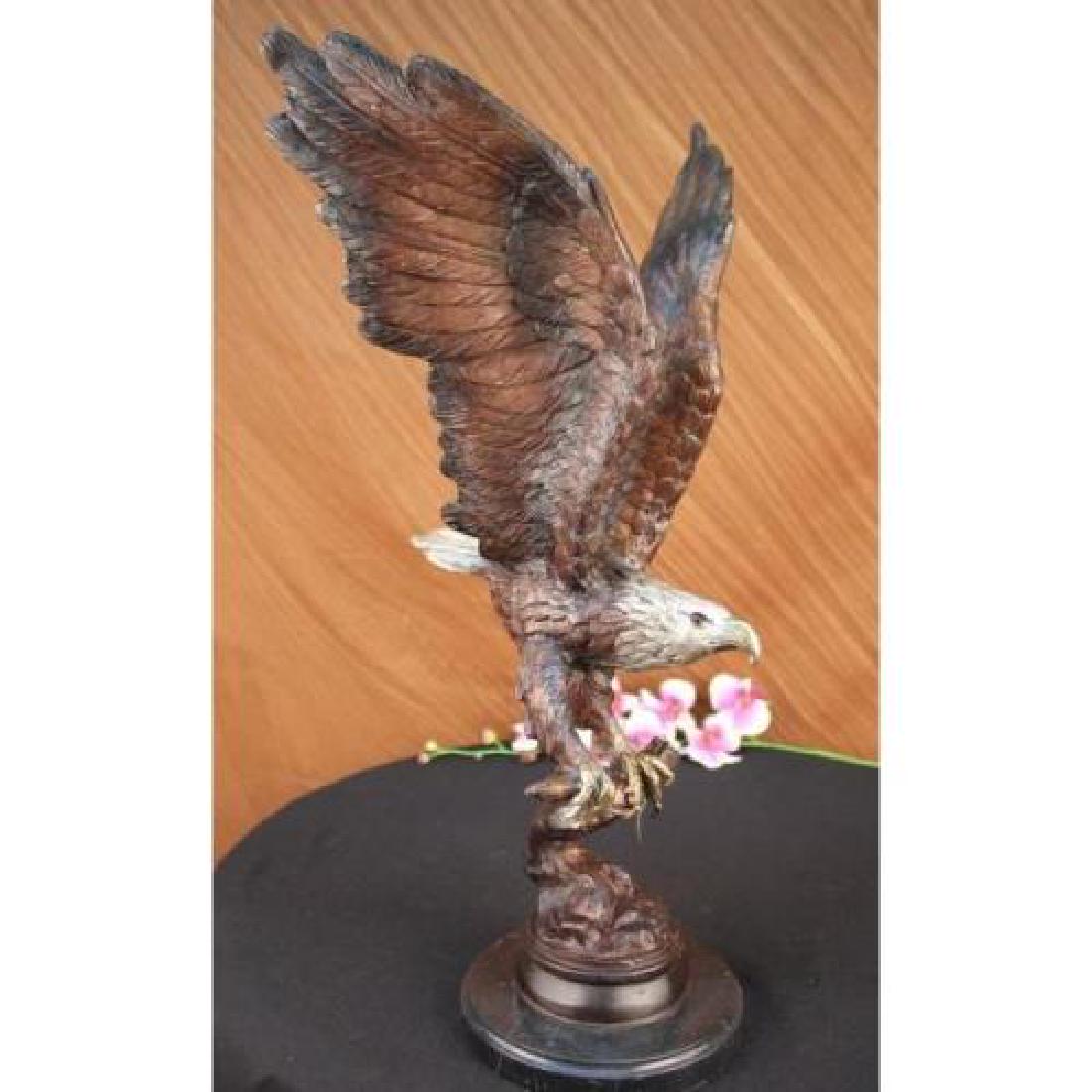Eagle Catch Fish Bronze Sculpture