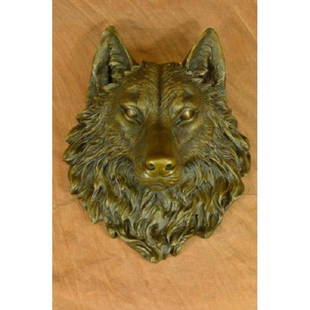Greg Wolf Hand Crafted Eagle Head Sculpture / Bowl,