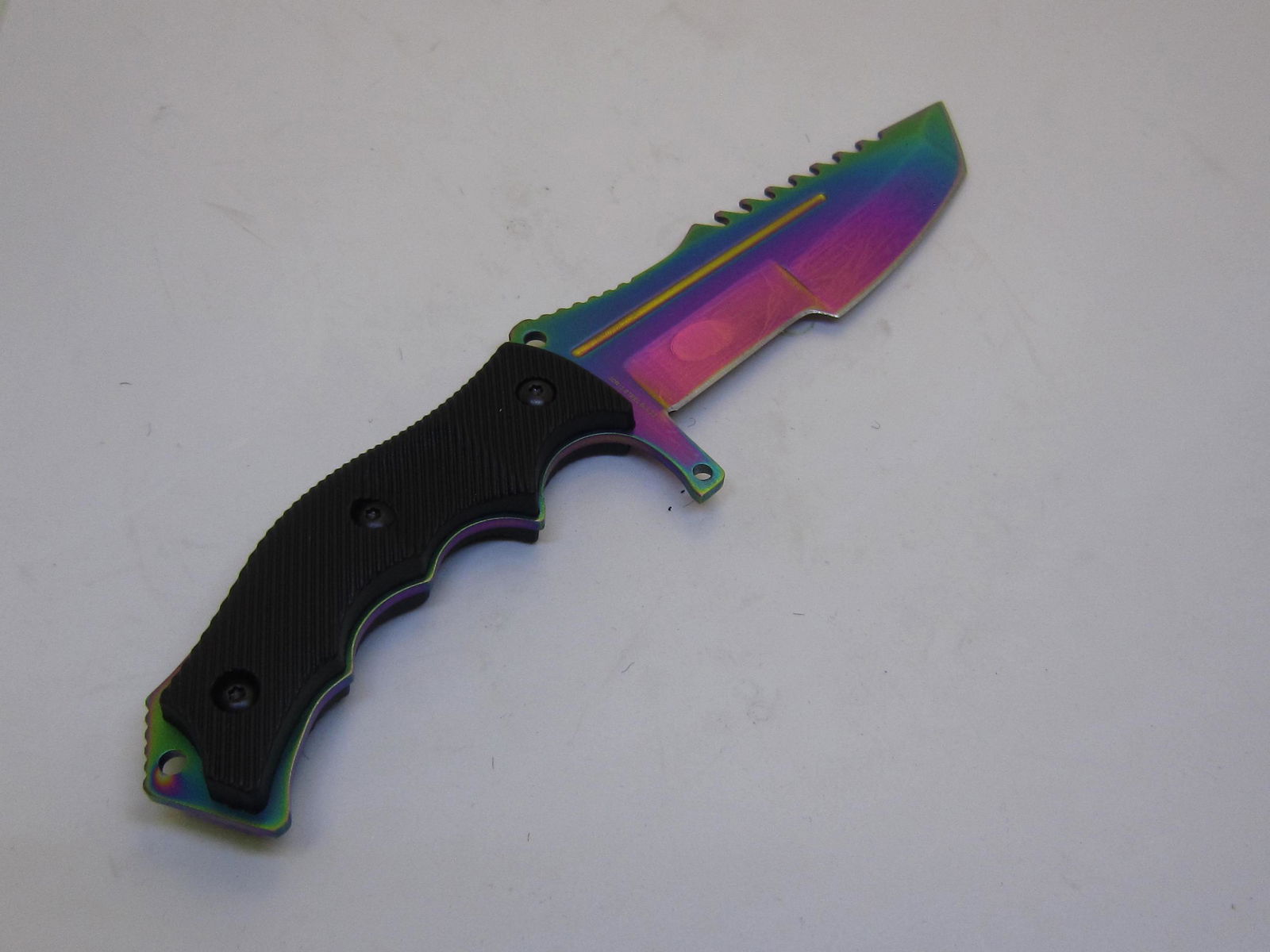 Rainbow Snake Eye Tactical Heavy Duty Fix Blade Knife