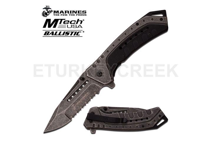 U.s. Marines By Mtech Usa M A1044sg Spring Assisted