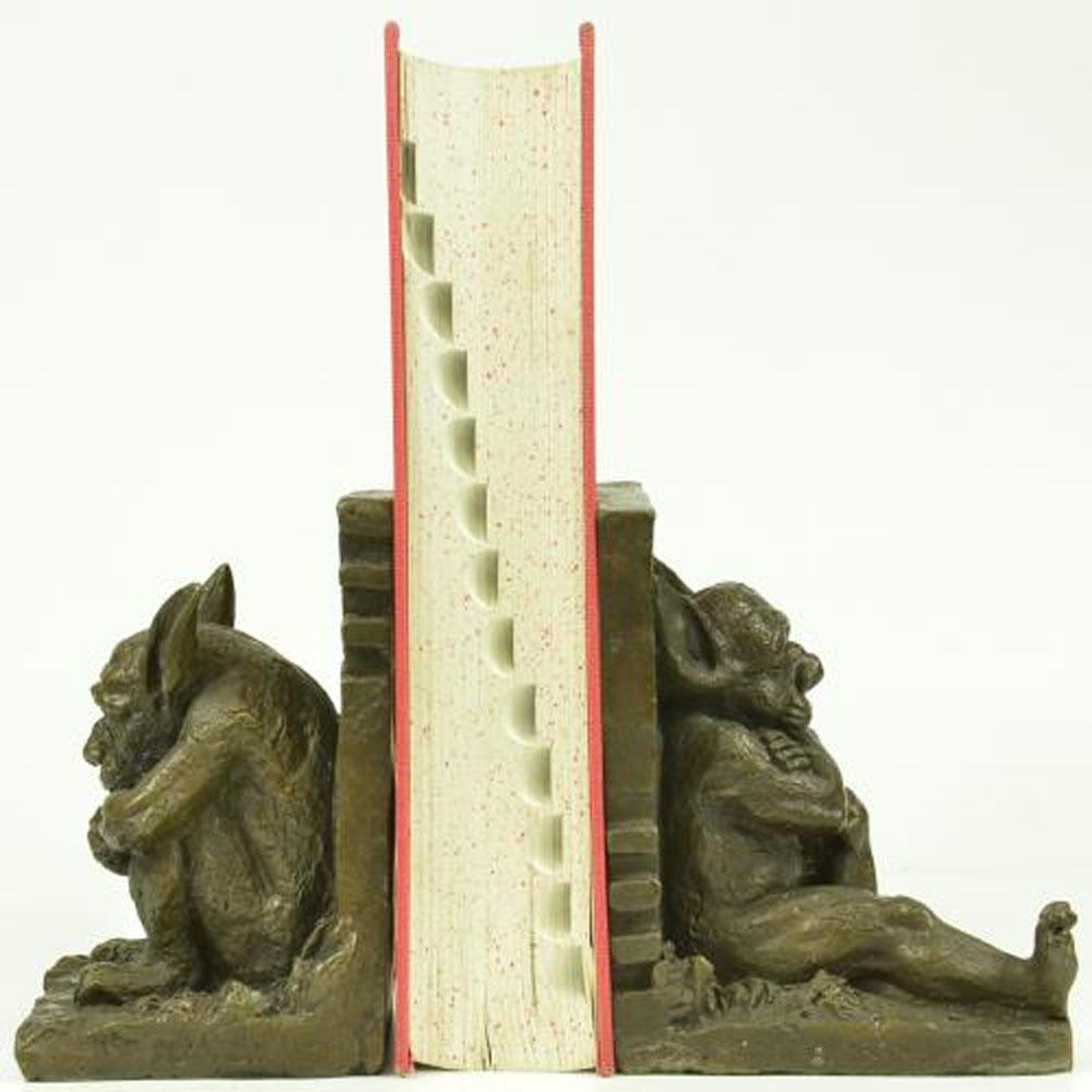 Gargoyles Bookends Bronze Sculpture - Aug 07, 2020 | Kamy INC in VA