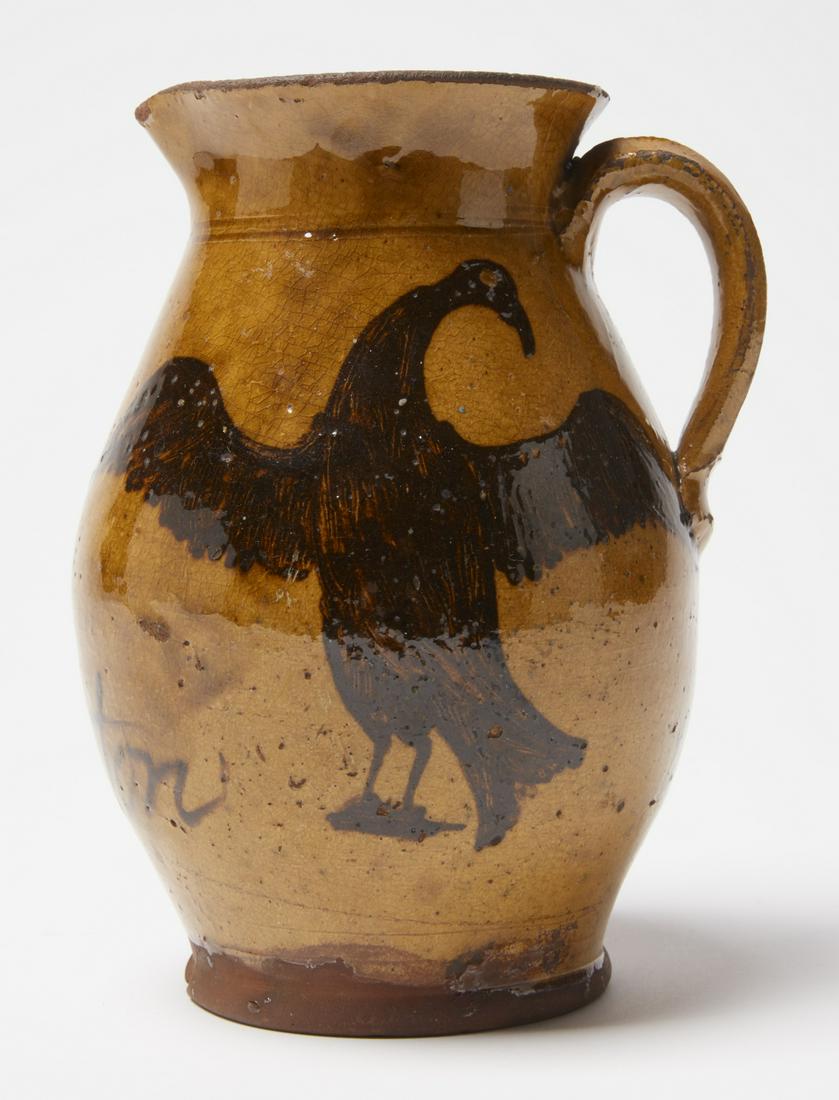 Rare American Redware Pitcher with Eagle - Oct 03, 2020 | New Haven ...