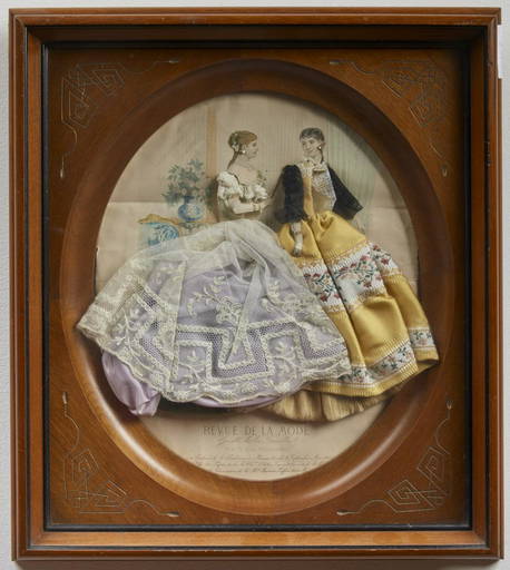 Victorian Ladies Mixed Media Shadow Box