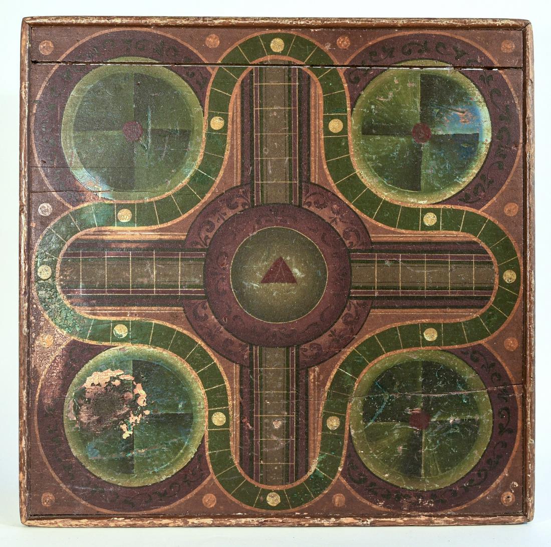 For Auction: Parcheesi-Checkers Gameboard (#0096) on Apr 10, 2021 | New ...
