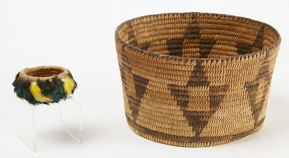 Native American Small Pomo Basket