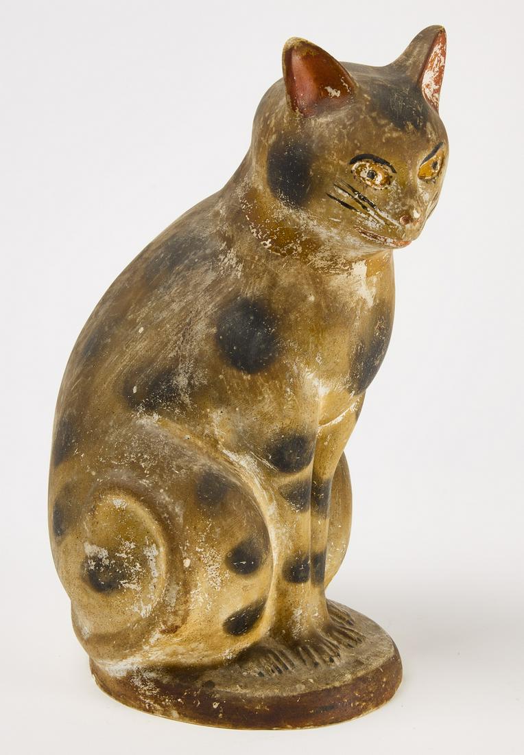 Large Chalkware Cat