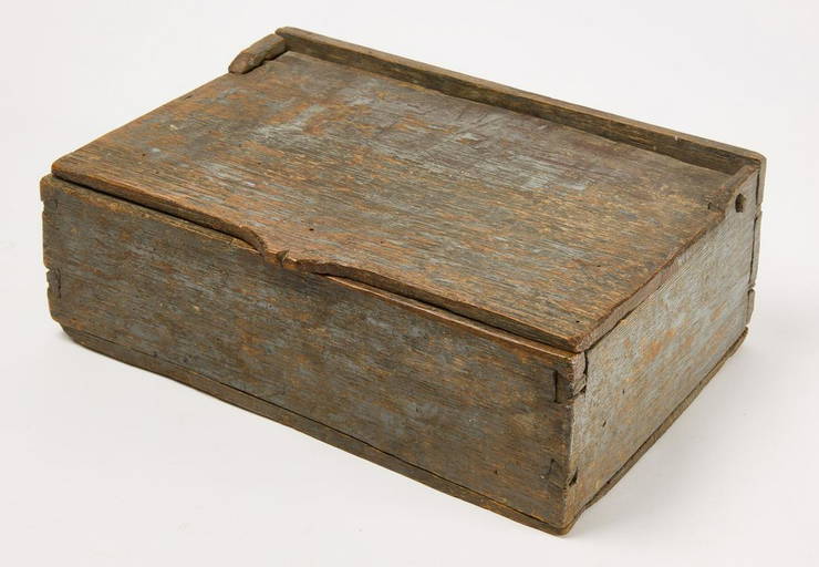 Early Painted Bible Box