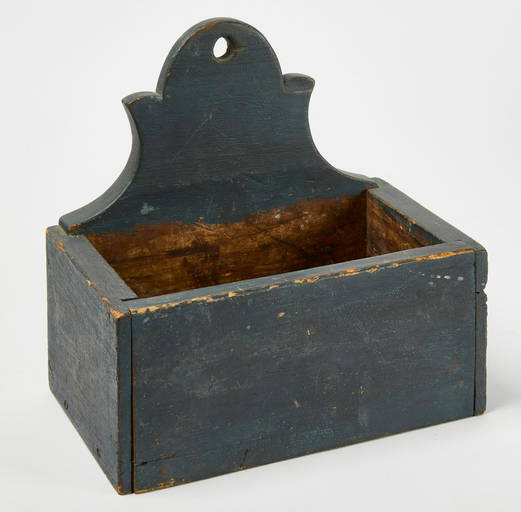 Blue Painted Wall Box