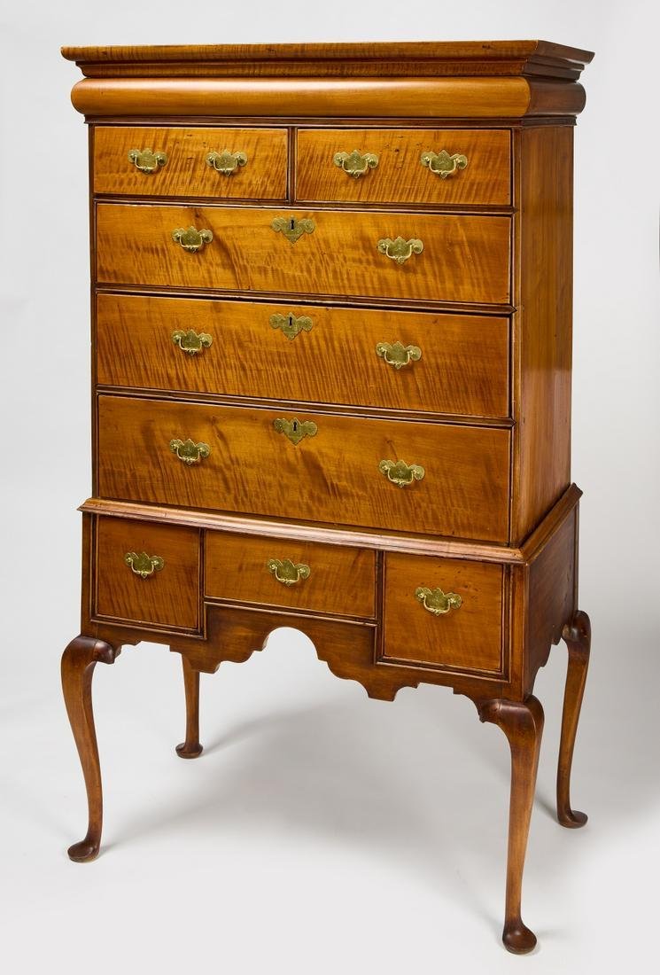 Small Queen Anne Highboy - Apr 02, 2022 | New Haven Auctions - Fred ...