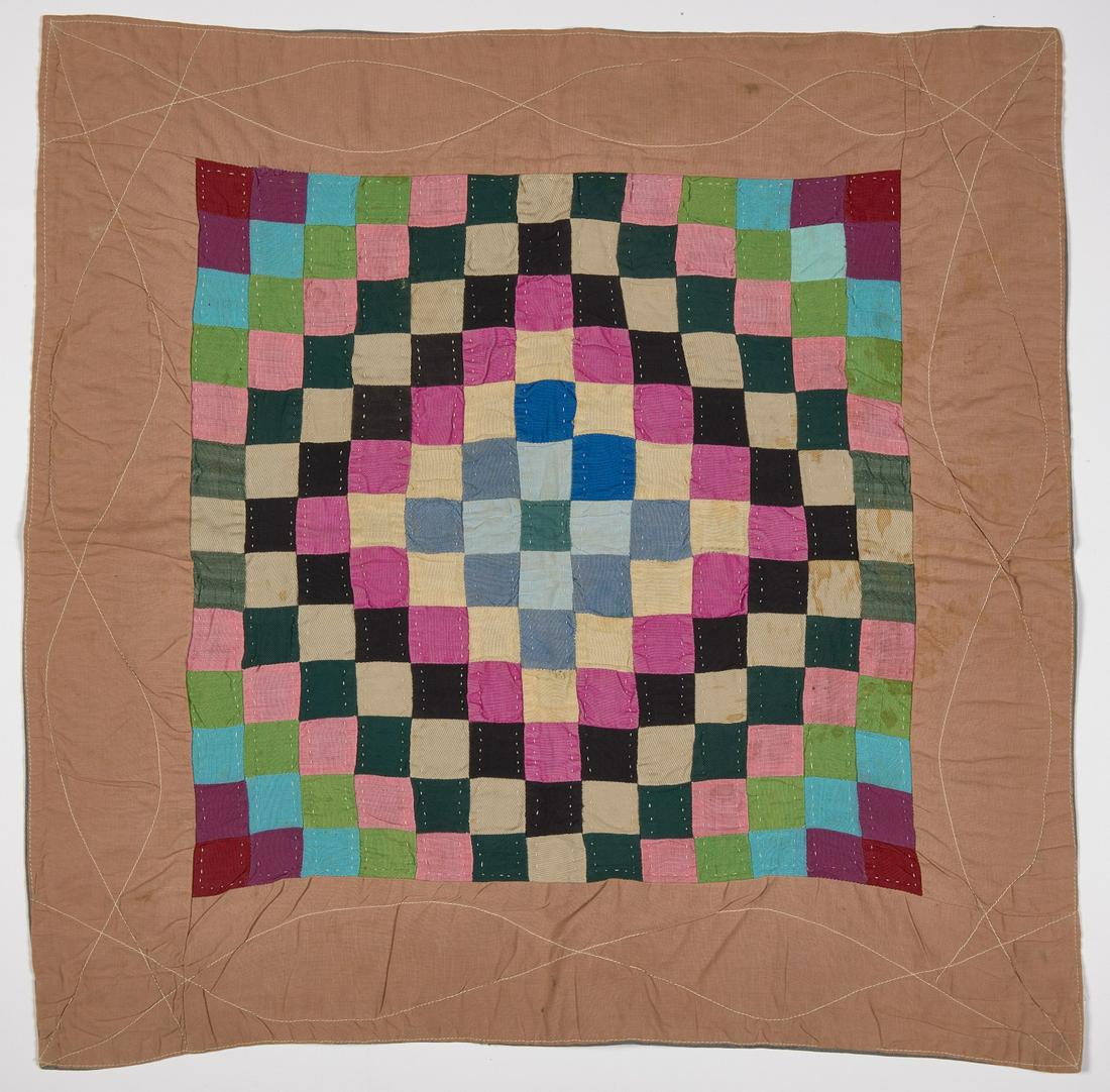 Amish Sunshine And Shadows Crib Quilt