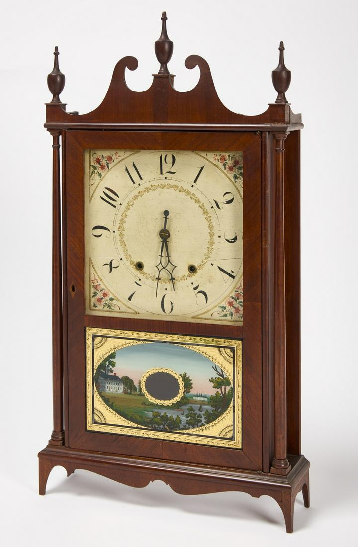 Pillar And Scroll Clock