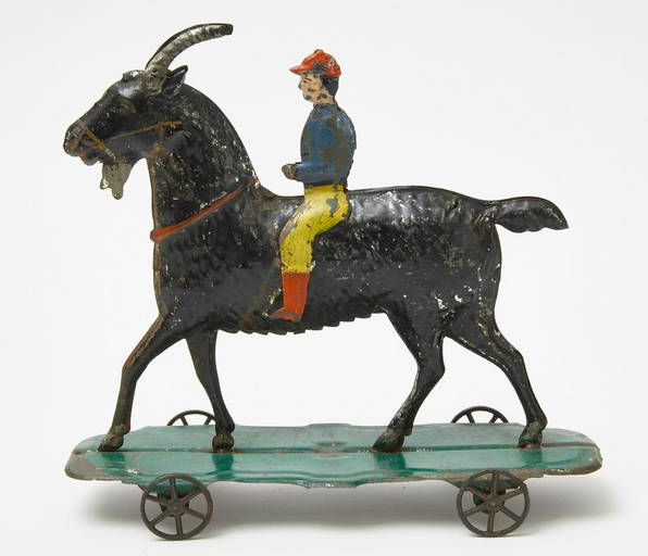 Boy Riding Goat Platform Toy (#0256) on Jan 14, 2023 | New England ...