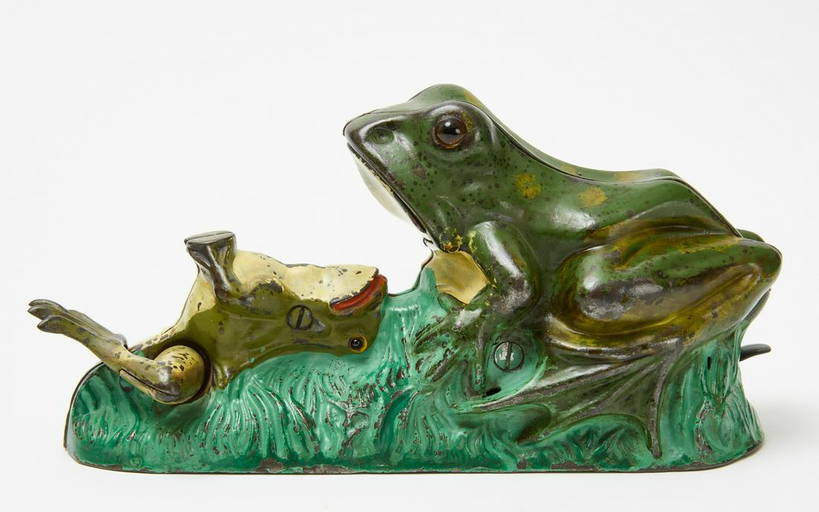 Cast Iron Frog Bank
