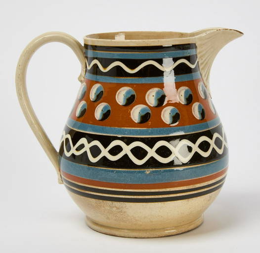 Mochaware Pitcher (#0292) on Jan 14, 2023 | New England Auctions - Fred ...