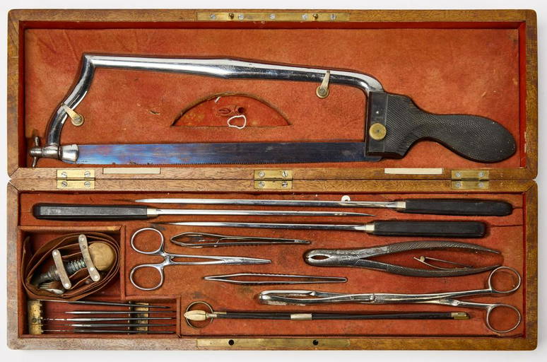 18 3/4" Weiss Amputation Set (#0213) on Mar 08, 2023 | New England Auctions - Fred Giampietro in CT
