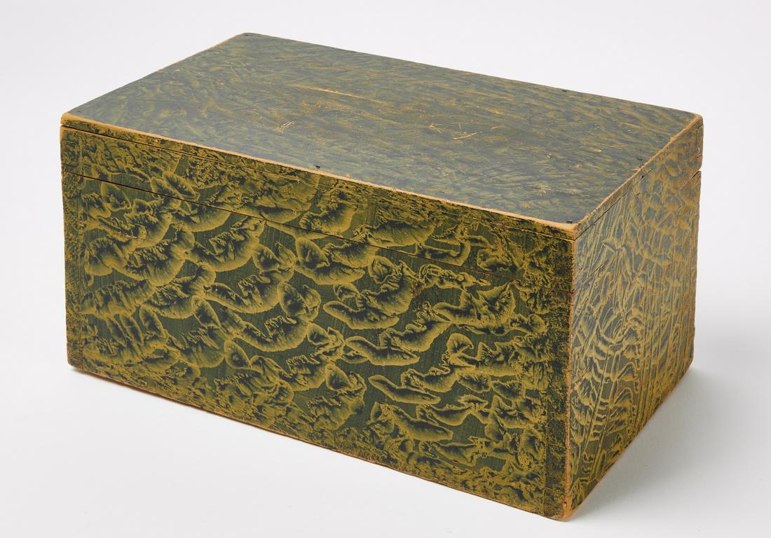 Painted Document Box Auction