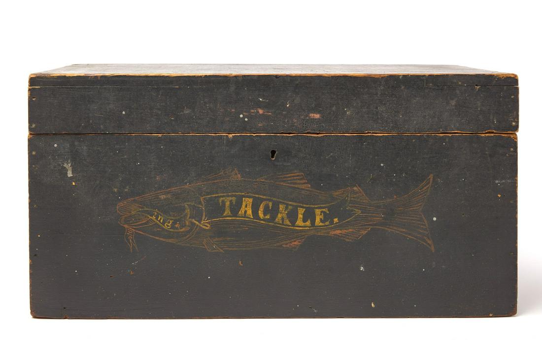 Paint-decorated Tackle Box Auction