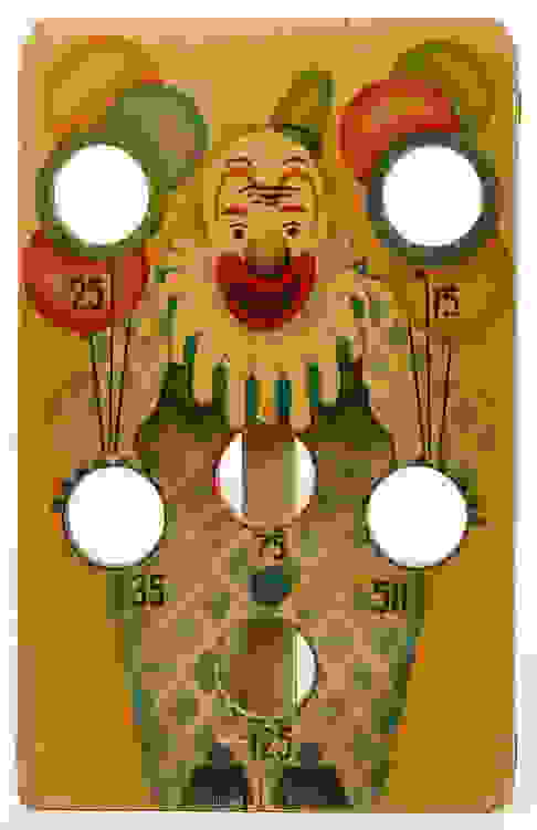 Carnival Clown Ball Toss Game Auction