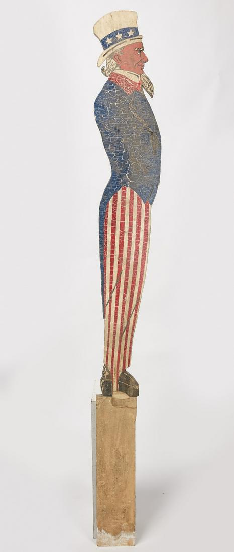 Carved And Painted Uncle Sam Auction
