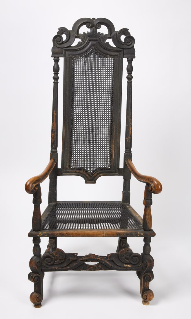 William And Mary Arm Chair