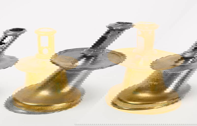 Two Capstan Candle Sticks