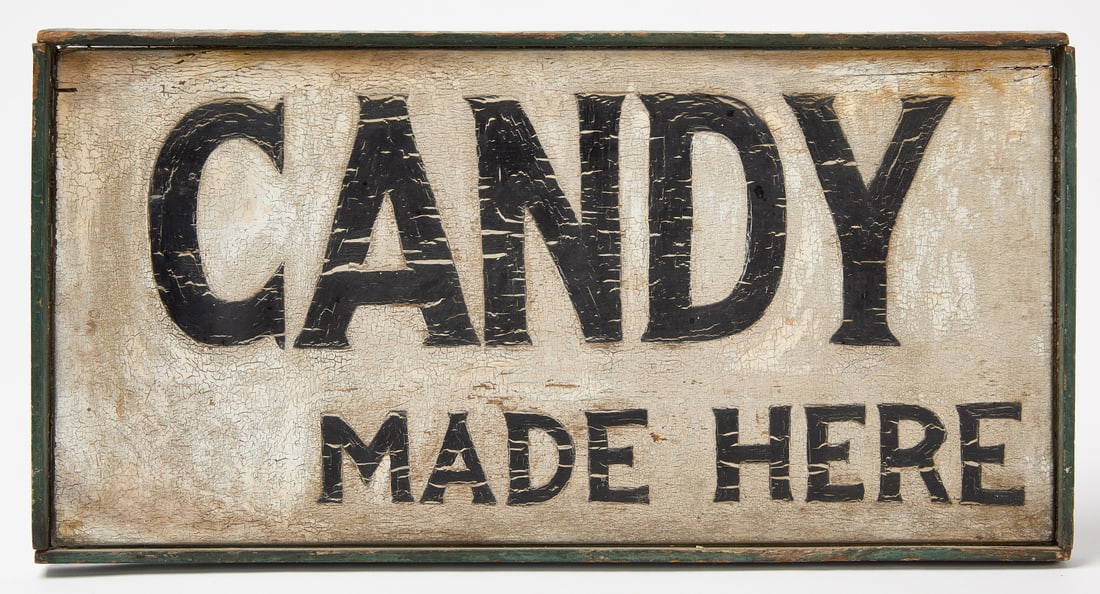 Candy Made Here Trade Sign Auction