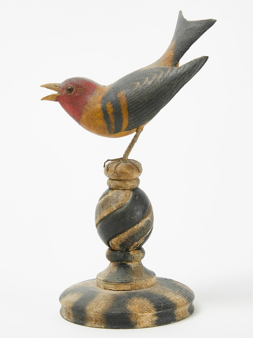 Frank Finney Folk Art Bird Carving