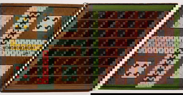 Parcheesi - Checkers Gameboard Auction