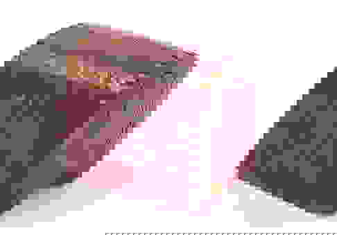 Early Carved Spruce Gum Box With Hearts Auction