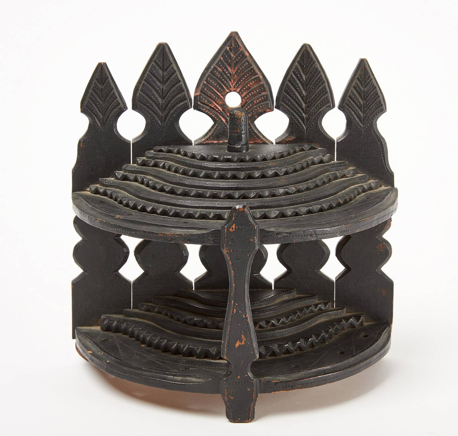 Tramp Art Sewing Stand Auction