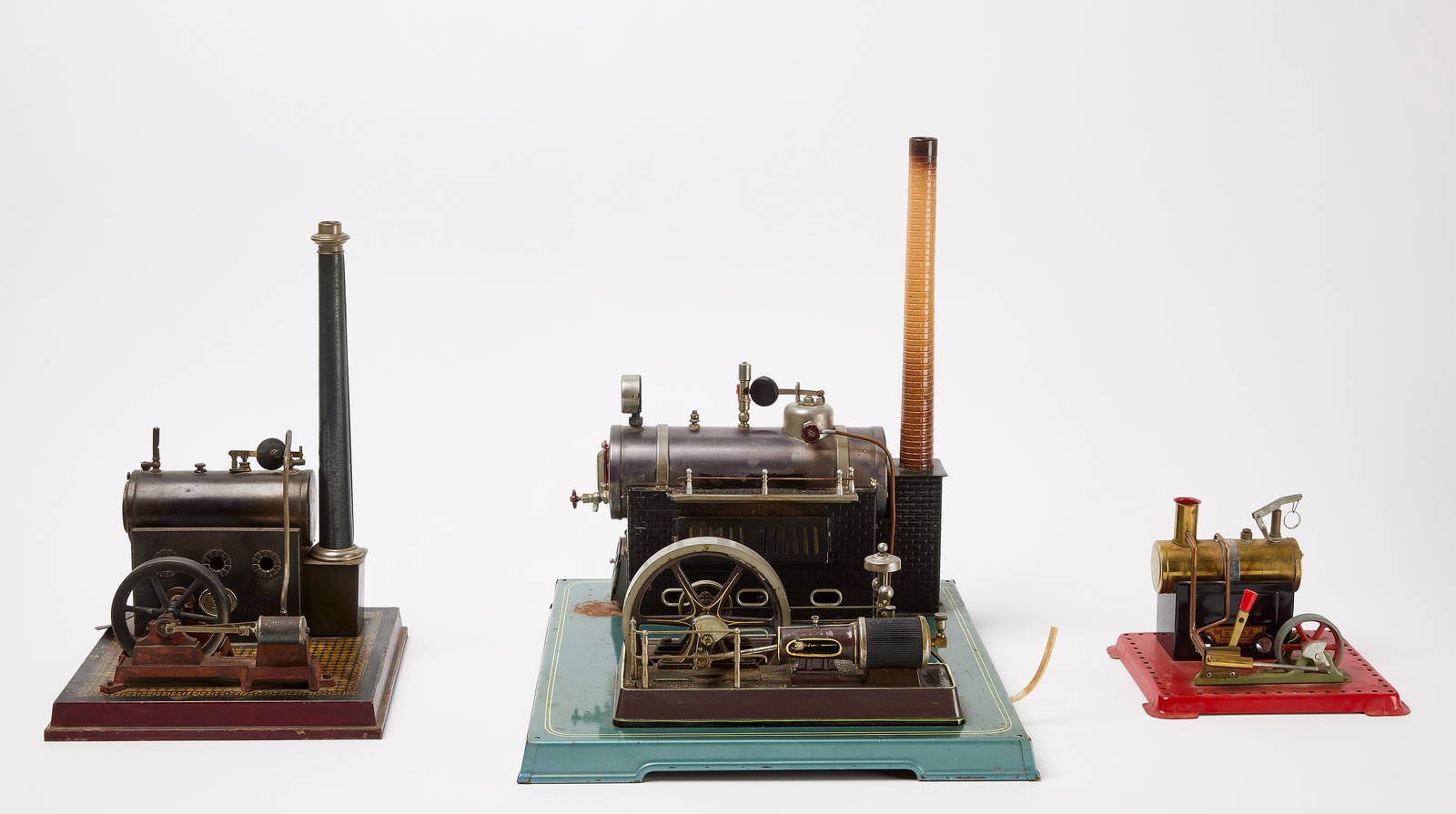 Three Model Stationary Steam Engine Toys Auction